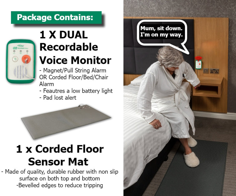 Recordable Voice Alarm With Floor Mat For Bed Or Room Exiting! | Austin ...